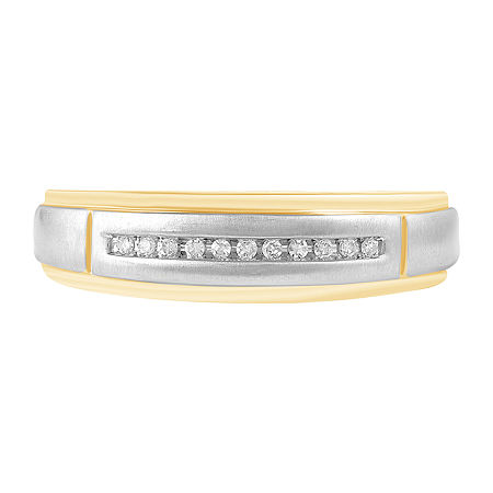 Click here for Mens 1/6 CT. T.W. Natural Diamond 10K Gold Wedding... prices