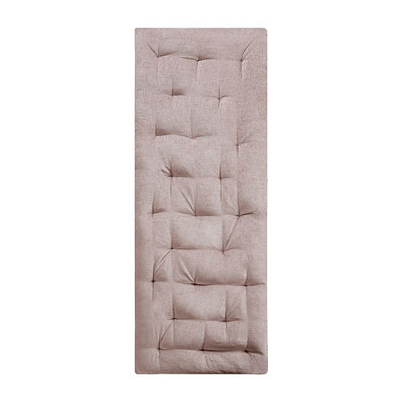 Intelligent Design Edelia Poly Chenille Lounge Floor Pillow  27 x 74 - Blush