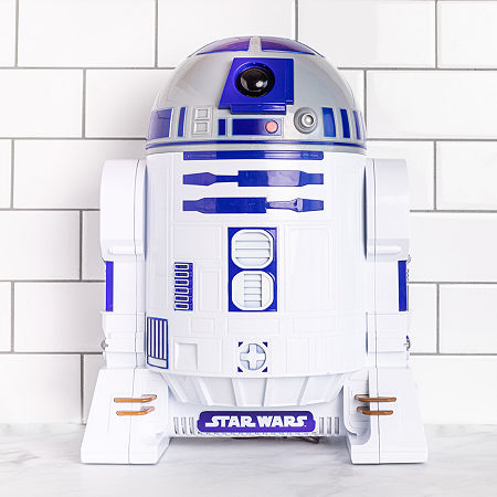 Uncanny Brands Star Wars R2D2 Hot Air Popcorn Maker - Blue And White