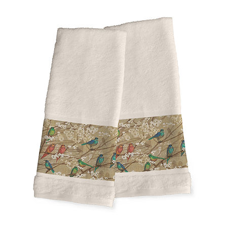 Click here for Laural Home Birds & Blossom 2-pc. Hand Towel  One... prices
