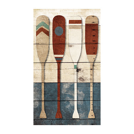 Click here for Laural Home Playful Oars Beach Towel  One Size  Bl... prices