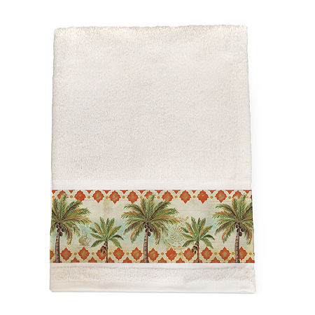 Click here for Laural Home Spice Palm Bath Towel  One Size  Green prices