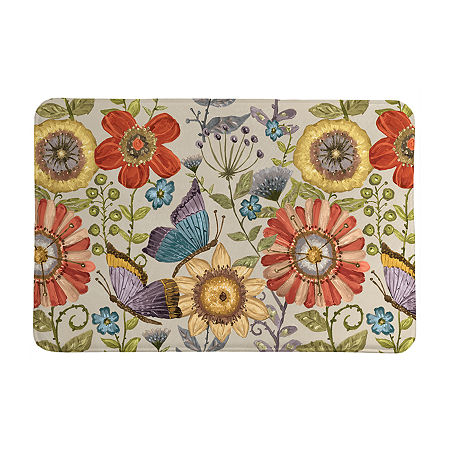 Click here for Laural Home Boho Butterfly Memory Foam Bath Rug  O... prices