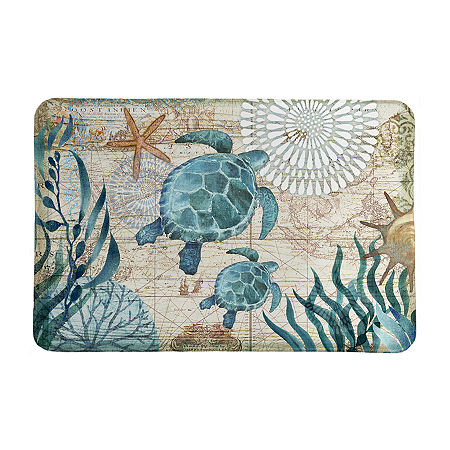 Click here for Laural Home Bay Turtles Memory Foam Bath Rug  One... prices