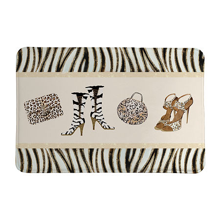 Click here for Laural Home Wild For Fashion Memory Foam Bath Rug... prices