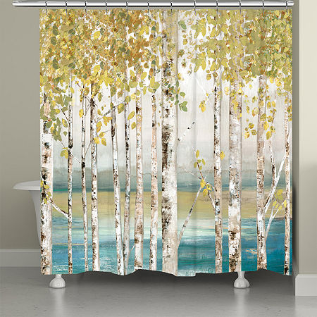 Click here for Laural Home Birches Of Autumn Shower Curtain  One... prices