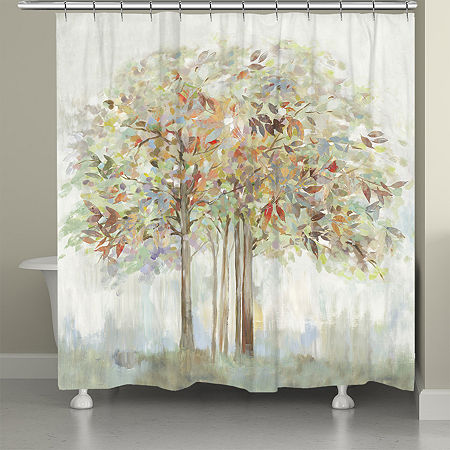 Click here for Laural Home NatureS Melody Shower Curtain  One Siz... prices