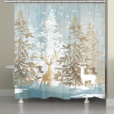 Click here for Laural Home Winter Wonderland Shower Curtain  One... prices
