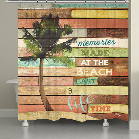 Click here for Laural Home Beach Memories Shower Curtain  One Siz... prices