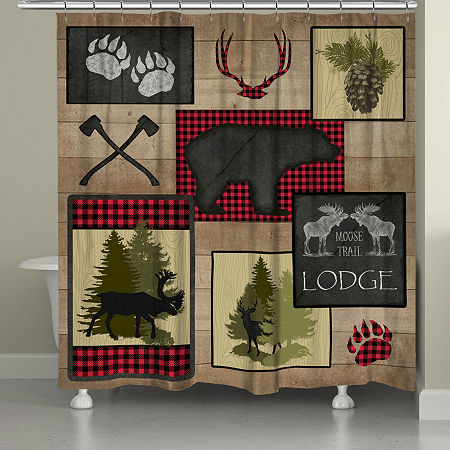 Click here for Laural Home Lumberjack Plaid Shower Curtain  One S... prices
