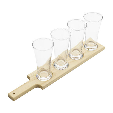 Click here for Houdini 5-pc. Beer Glass & Flight Board Set  One S... prices