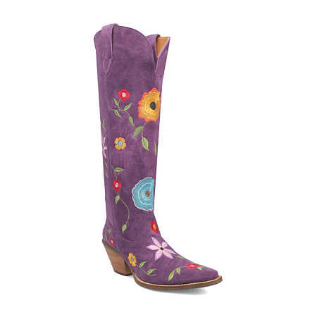 Click here for Dingo Womens Flower Power Stacked Heel Cowboy Boot... prices
