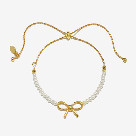 Click here for Bijoux Bar Delicates Gold Tone Womens Simulated Pe... prices