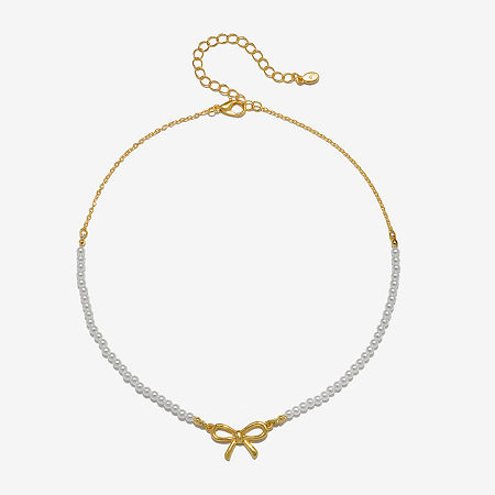 Click here for Bijoux Bar Delicates Gold Tone Womens Simulated Pe... prices