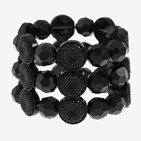 Click here for Mixit Womens Black Stretch Bracelet  One Size  Bla... prices