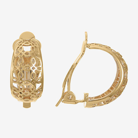 Click here for Liz Claiborne Gold-Tone Clip-On Hoop Earrings  One... prices