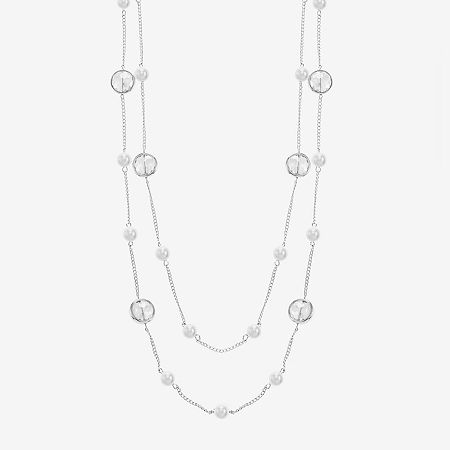 Click here for Monet Jewelry Womens White 32 Inch Strand Necklace... prices
