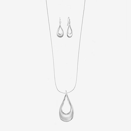 Click here for Liz Claiborne Pendant Necklace And Drop Earring Wo... prices