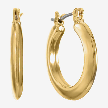 Click here for Liz Claiborne Silver-Tone Tube Hoop Earrings  One... prices