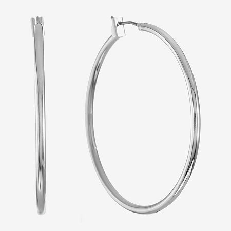 Click here for Monet Gold-Tone Thin Large Hoop Earrings  One Size... prices