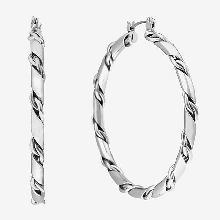Click here for Liz Claiborne Womens Hoop Earrings  One Size  Silv... prices