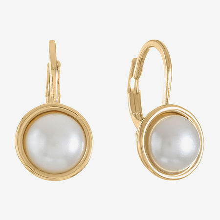 Click here for Monet Jewelry Womens Simulated Pearl Drop Earrings... prices