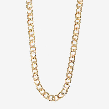 Click here for Monet Gold-Tone Curb Link Collar Necklace  One Siz... prices
