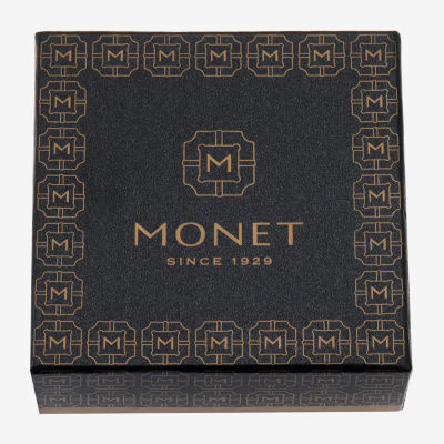 Monet Jewelry Gold Tone Music Notes Pin, Color: Clear - JCPenney