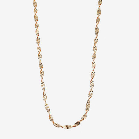 Click here for Liz Claiborne Silver-Tone Textured Twist Necklace... prices