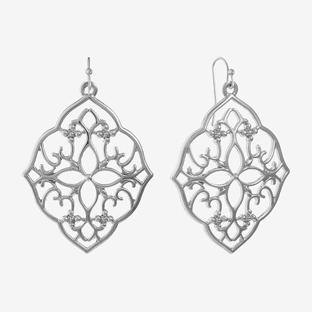 Click here for Liz Claiborne Silver Tone Womens Drop Earrings  On... prices