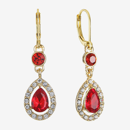 Click here for Monet Jewelry Womens Red Drop Earrings  One Size... prices