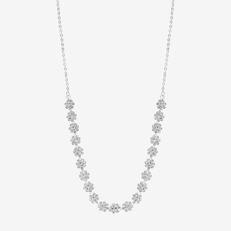 Click here for Monet Jewelry Timeless Silver Tone Floral Womens 1... prices