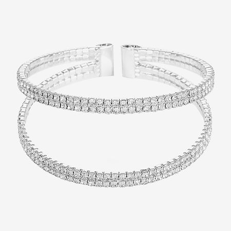 Click here for Monet Jewelry Timeless Silver Tone Womens Cuff Bra... prices