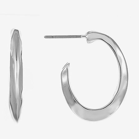 Click here for Liz Claiborne Silver Tone Small Open Womens 15mm H... prices