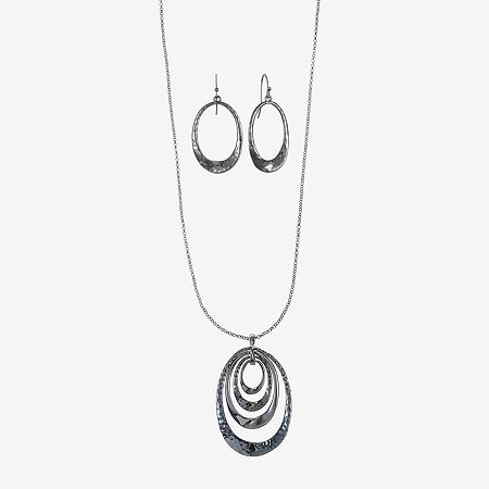 Click here for Liz Claiborne Pendant Necklace And Drop Earring Wo... prices