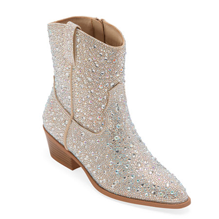 Click here for Arizona Jean Co Womens Salma Stacked Heel Booties... prices