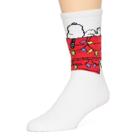 Click here for Unisex Adult 1 Pair Peanuts Snoopy Slipper Socks... prices