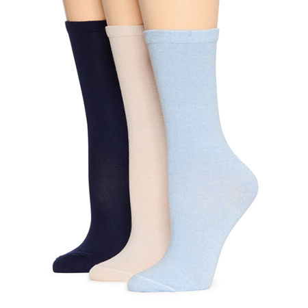 Click here for Mixit Everyday Essential Womens 3 Pair Crew Socks... prices