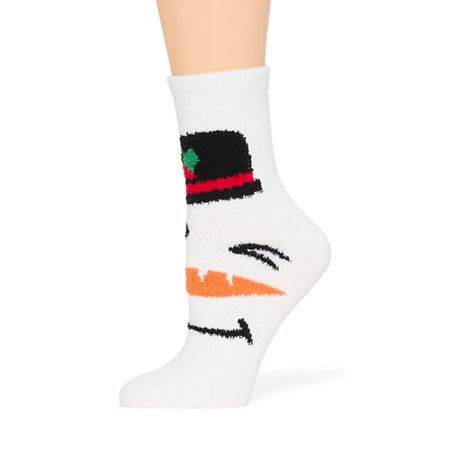 Click here for Mixit Holiday Cozy Womens 1 Pair Crew Socks  4-10... prices