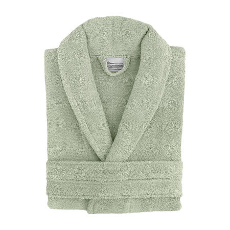 Linum Home Unisex 100 Turkish Cotton Terry Bath Robe - Green