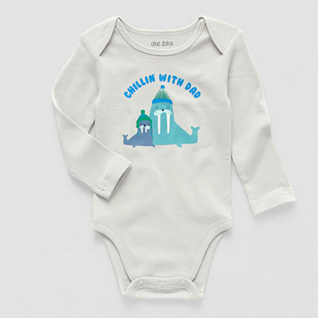 Click here for Okie Dokie Baby Boys Crew Neck Long Sleeve Rib Bod... prices