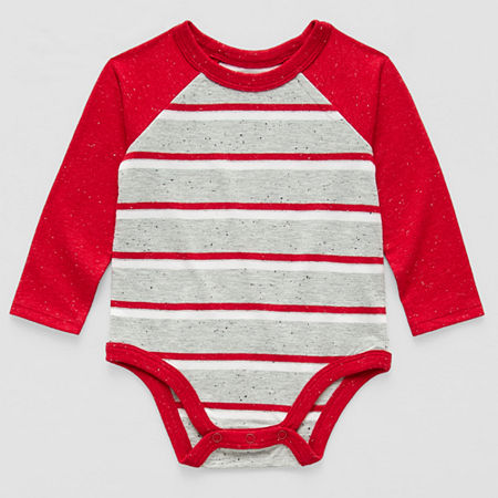 Click here for Okie Dokie Baby Boys Crew Neck Long Sleeve Bodysui... prices