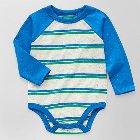 Click here for Okie Dokie Baby Boys Crew Neck Long Sleeve Bodysui... prices