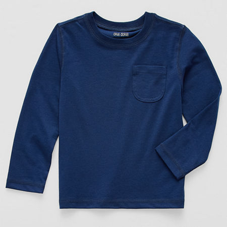 Click here for Okie Dokie Toddler & Little Boys Crew Neck Long Sl... prices