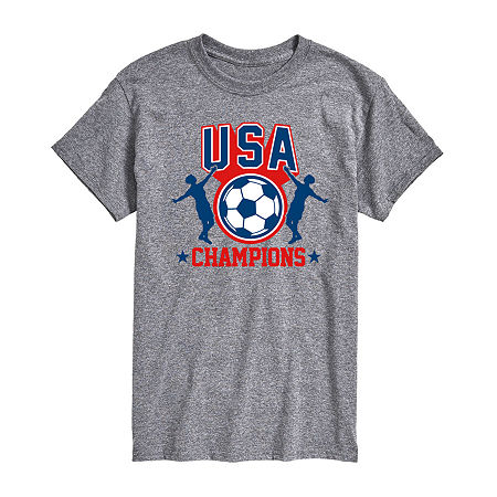 Click here for Mens Short Sleeve USA Soccer Graphic T-Shirt  Medi... prices
