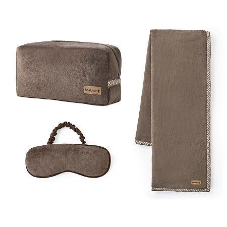 Click here for Bearpaw Coco Plush 3-pc. Throw Travel Set  One Siz... prices