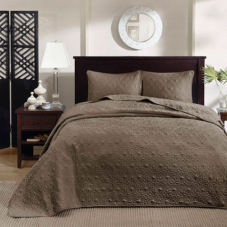 Click here for Madison Park Quebec Quilted 3-Pc. Bedspread Set  K... prices