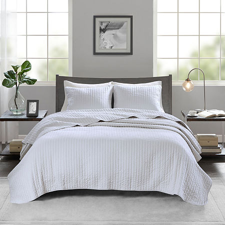 Madison Park Keaton Quilted 2-Pc. Quilt Set  Twin/Twin Xl - White