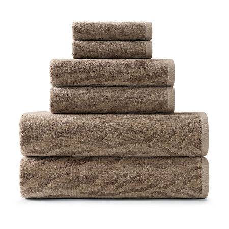 Click here for Fieldcrest Zebra Textured Bath Towel  One Size  Be... prices