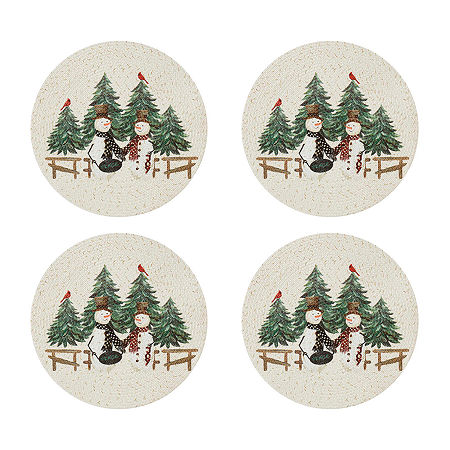 Click here for Avanti Country Snowmen Round 4-pc. Placemat  One S... prices